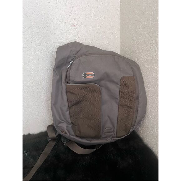 Tumi | Bags | Tumi Tech Backpack Laptop Tablet Ballistic Nylon Gray ...